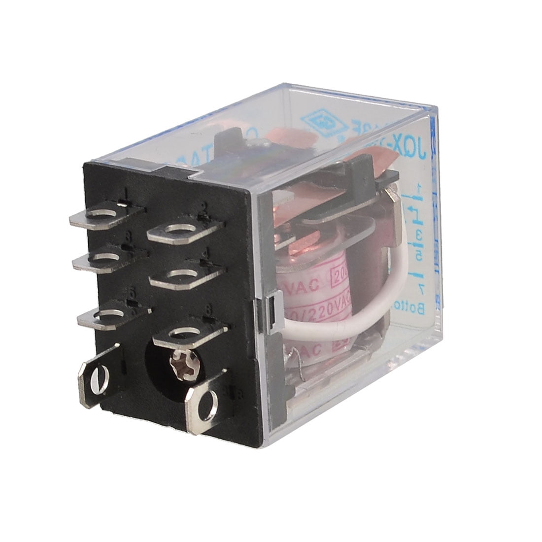 220V Coil 10A 240VAC 28VDC DPDT Electromagnetic Power Relay JQX-13F2Z ...