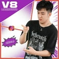 Magicyoyo V8 Purple Orange Responsive Metal Yoyo for Kids Beginners + 6 ...