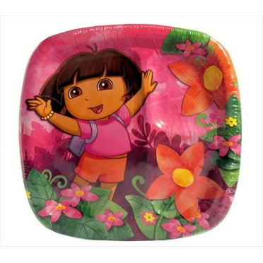 Dora the Explorer 'Dora and Friends' Small Paper Plates (8ct) - Walmart.com