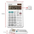 EL-330WB Standard Function Basic Desktop Calculator, Lar Display, for ...