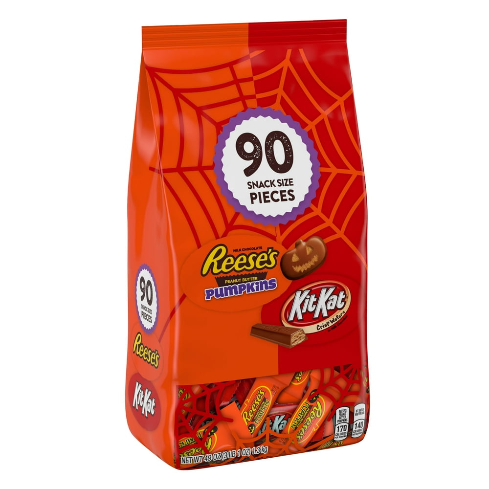 REESE'S and KIT KAT, Milk Chocolate Assortment Snack Size Candy ...