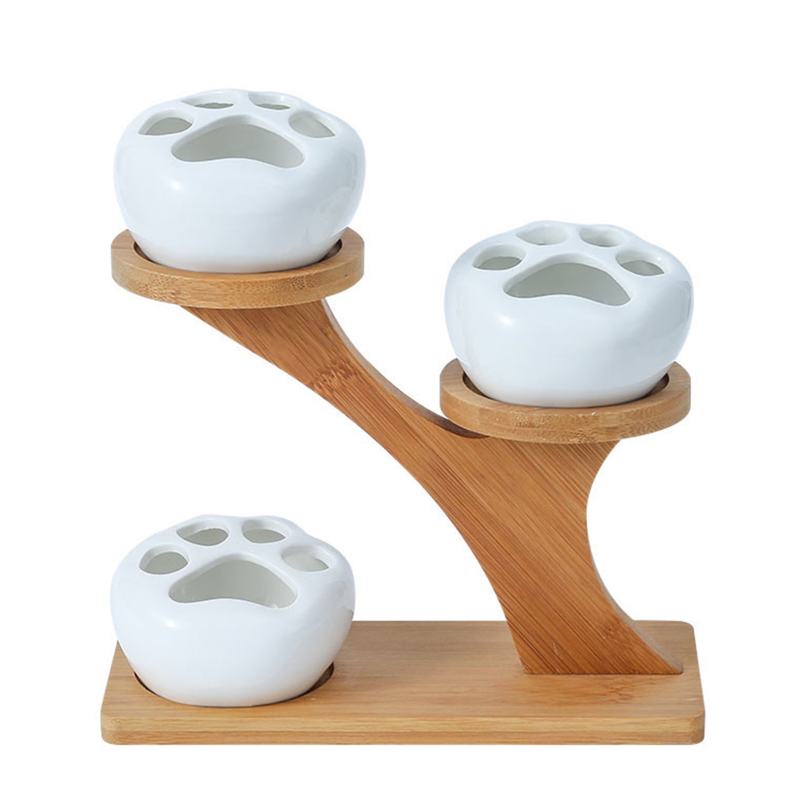 Cat Claw Flower Pot Gardening Mini Ceramic Creative White Cute Simple ...