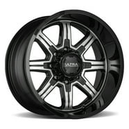 ULTRA 178b mongoose 17x9 +12et 125.20mm gloss black diamond cut clear ...
