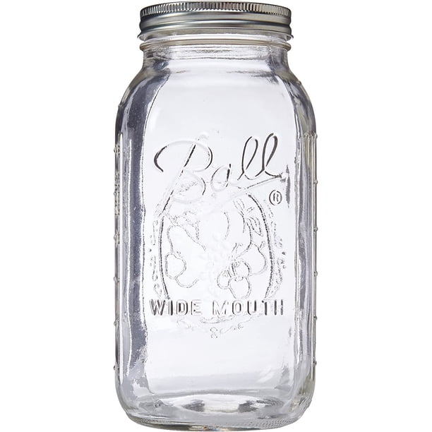 Ball 64 ounce Jar, Wide Mouth, Set of 2 - Walmart.com