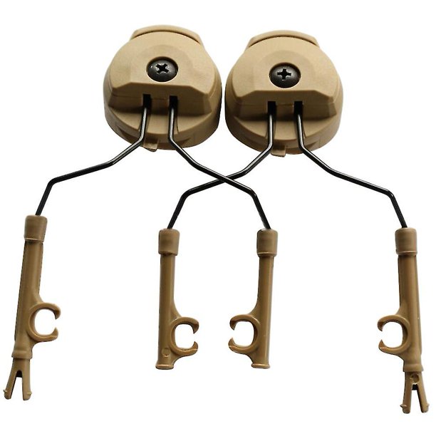 1 Pair 3m Peltor Arc Rail Adapter Attachment Kit For All Rail Ballistic ...