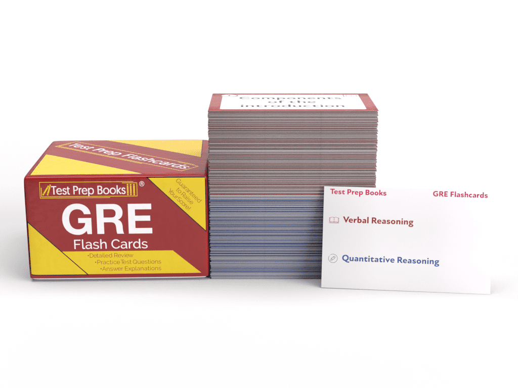 GRE Test Prep 2023-2024: GRE Study Cards with Practice Questions [2nd ...