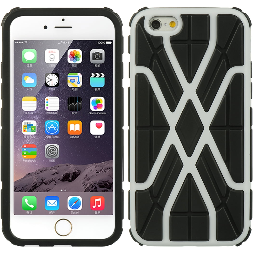 Apple Iphone 6/6S (4.7") Hybrid Case Black Tpu , Spider Web - Walmart.com