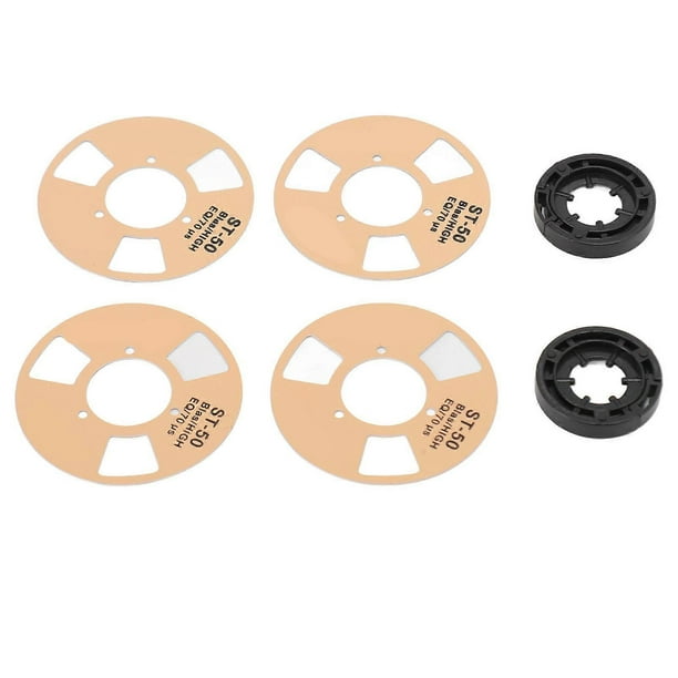 DIY Reel to Reel Cassette Retro Blank Metal Reel Cassette Tape with 4 ...
