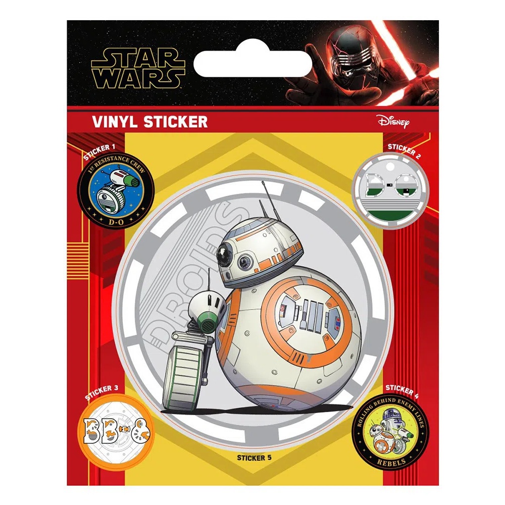 Star Wars: The Rise of Skywalker Vinyl Stickers (Pack of 5) - Walmart.com