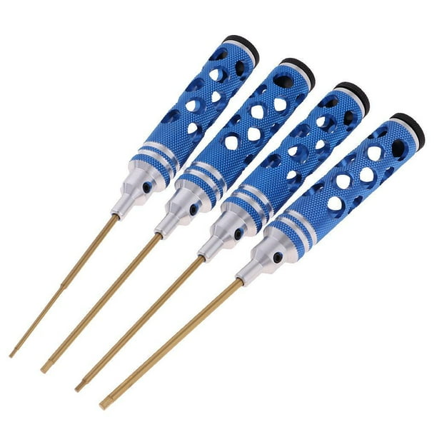 Pieces set Screw drivers 1.5mm 2mm 2.5mm 3mm Blue RC - Walmart.ca