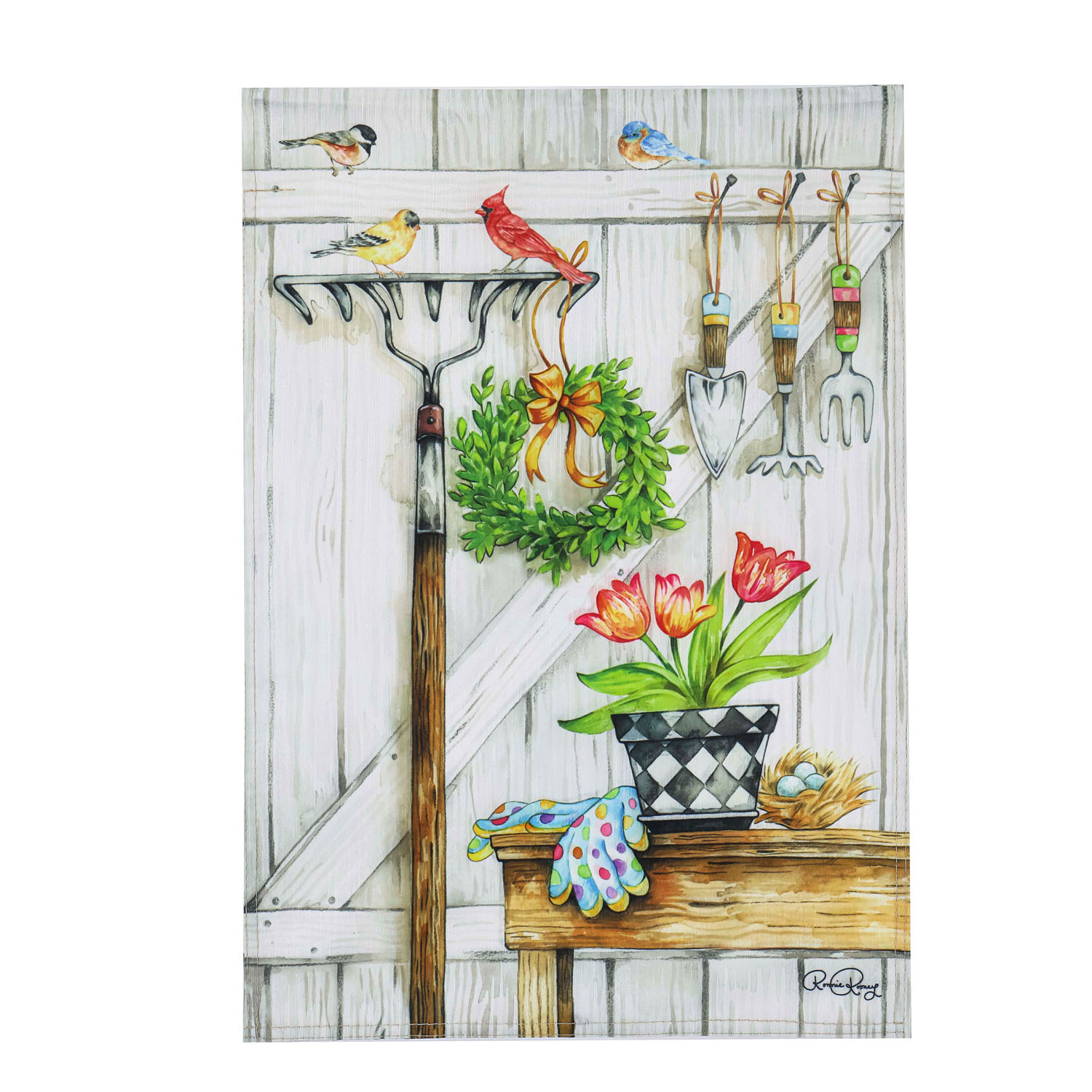 Spring Time Tools Garden Strie Flag - Walmart.com