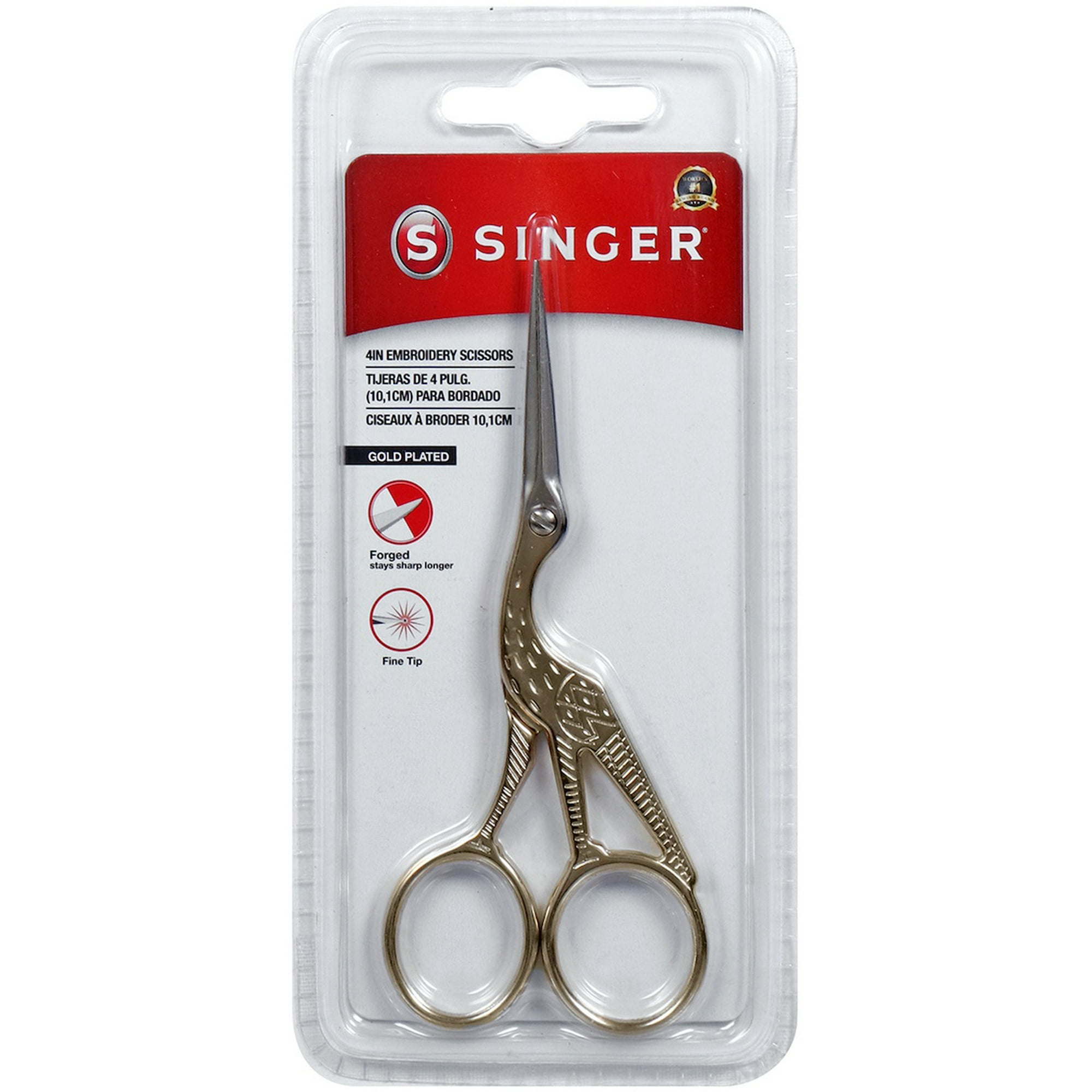Click here for Singer Forged Stork Embroidery Scissors 4.5-Gold prices