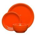 Fiesta Coupe Bistro 16pc Ceramic Dinnerware Set Poppy - Walmart.com