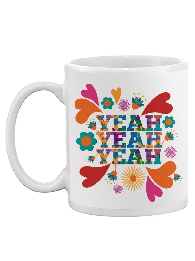 Colorful Yeah Pop Art Design Mug -Image by Shutterstock, - Walmart.com