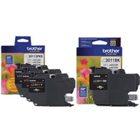 ~Brand New Original BROTHER LC3011 INK / INKJET Cartridge Set Black ...