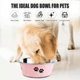 3pcs(S,M,L) No Spill Proof Skid Metal Insulated Dog Bowls for Large ...