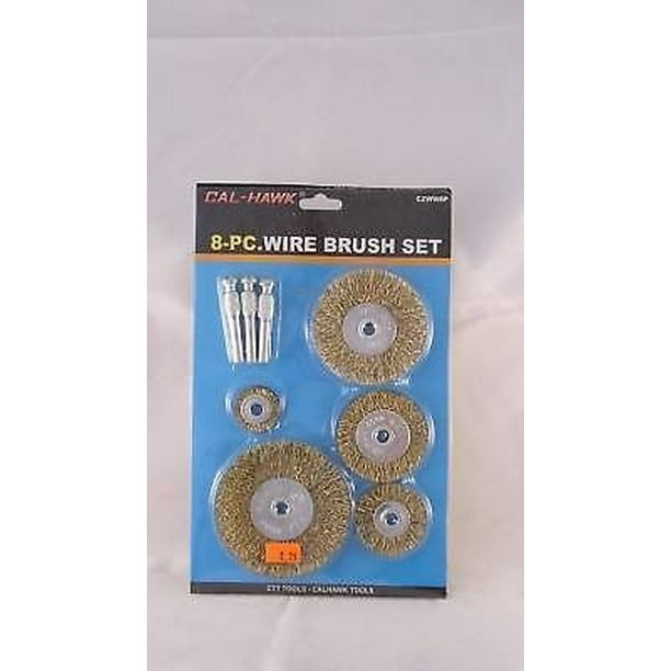 CAL-HAWK CZWW8P WIRE BRUSH SET - 8 PIECES - Walmart.com