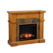 SEI Furniture Seneca Transitional Wood Electric Media Fireplace in ...