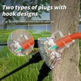 1 FT 2 Pack 12/3 Gauge Outdoor Extension Cord with Multiple Outlets ...