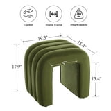 Zesthouse Multi-Functional Ottoman Stool, Tufted Velvet Foot Stools ...
