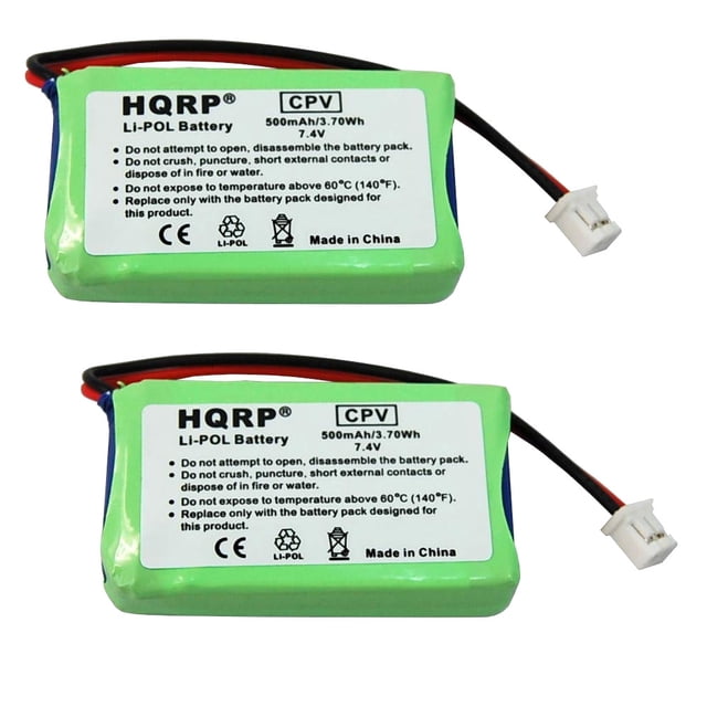 HQRP 2-Pack Battery Compatible with Dogtra BP74R AE552438P6H DC-34 ...