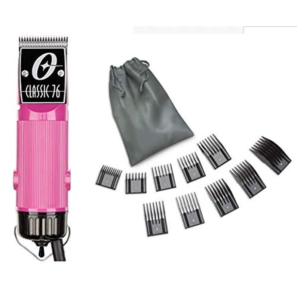 Oster Classic 76 Hot Pink Color Limited Edition Hair Clipper + 10 PC ...