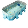 Foldable Above Ground Swimming Pools for Kids Adults, Non-Inflatable ...