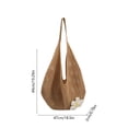 Byujiro Crochet Woven Beach Tote Bag Large Capacity Summer Shoulder Bag ...