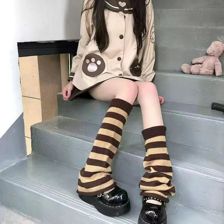 Qianha Mall Women Leg Warmers 1 Pair Japanese Style Flared Qianha Mall Women Leg Warmers 1 Pair Japanese Style Flared