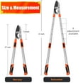 Lefree Retractable Yard Loppers, Garden Pruning Shears, Bypass Branch ...