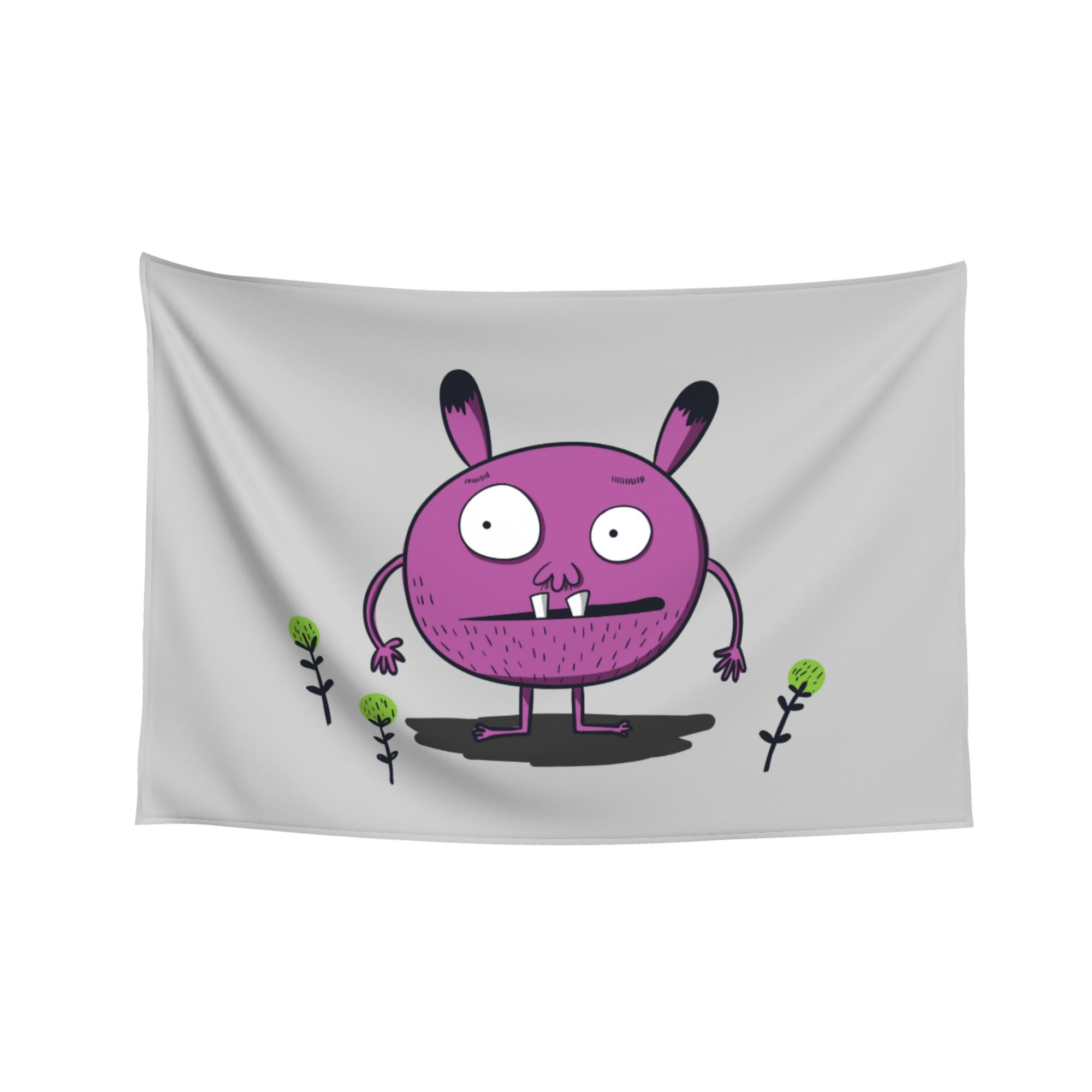 Comic Smiling Monster Tapestry, Wall Tapestry Decor Home Decor Bedroom ...