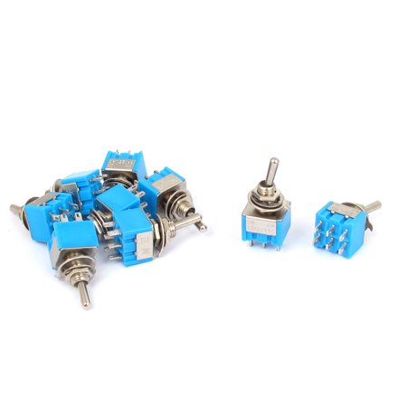 AC 125A 6A DPDT 2 Positions 6 Terminal Rocker Toggle Switch Controller ...