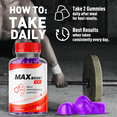 Max Boost XXL Gummies Advanced Formula All Natural Vitamin Supplement ...