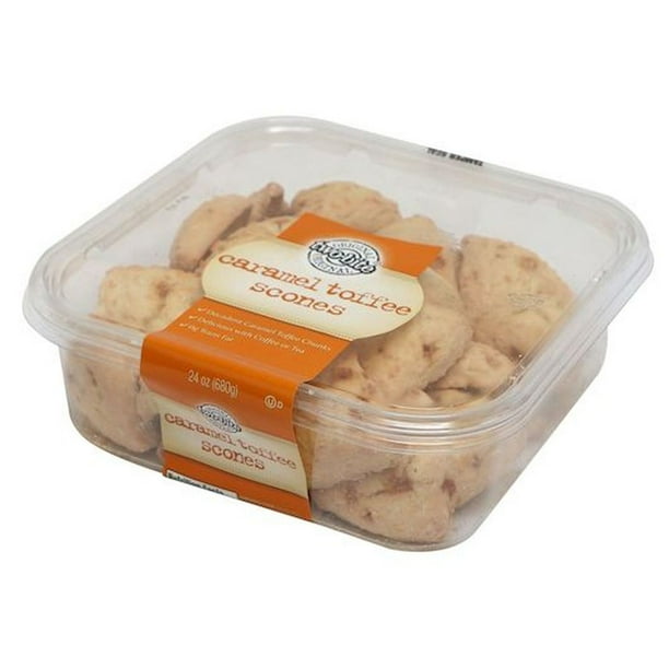 Two Bite Caramel Toffee Scones, 24 Ounce -- 6 per case - Walmart.com