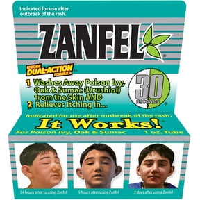 Zanfel - Poison Ivy, Oak & Sumac Wash 1 oz. Topical Solution for Poison ...