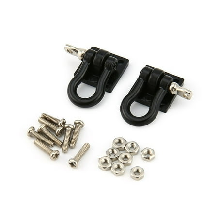 2pcs RC Car Metal Trailer Shackle Rescue Tow Hook for 1/10 RC Crawler ...