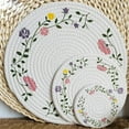 Naiyafly Woven Cotton Rope Placemat Ins Insulated Pot Pad Printed ...