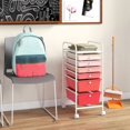 6 Drawer Rolling Storage Cart Organizer, Mobile Plastic Drawer Cart ...