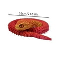 Vadktai 3D Printed Snake Animals Toys, 3D Printed Flexible Snake Fidget ...
