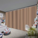 Room/Dividers/Now Ceiling Track Room Divider Kit - Mocha - Walmart.com