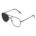 Classic Tear Drop Metal Frame Photochromic Lens Darkening Reading ...