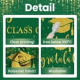 Class of 2026 Backdrop Green Gold Glitter Bokeh Graduation Party ...