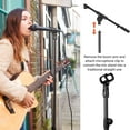 CAHAYA Tripod Microphone Stand Floor Mic Stand with Carrying Bag and 2 ...