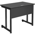 OFM Model 55139 24" x 36" Modular Computer and Training Table, Graphite ...