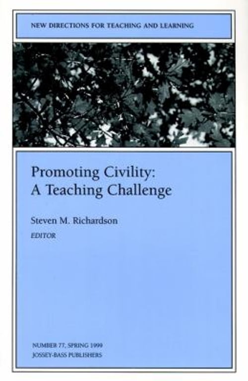 Pre-Owned Promoting Civility - A Teaching Challenge (Paperback ...