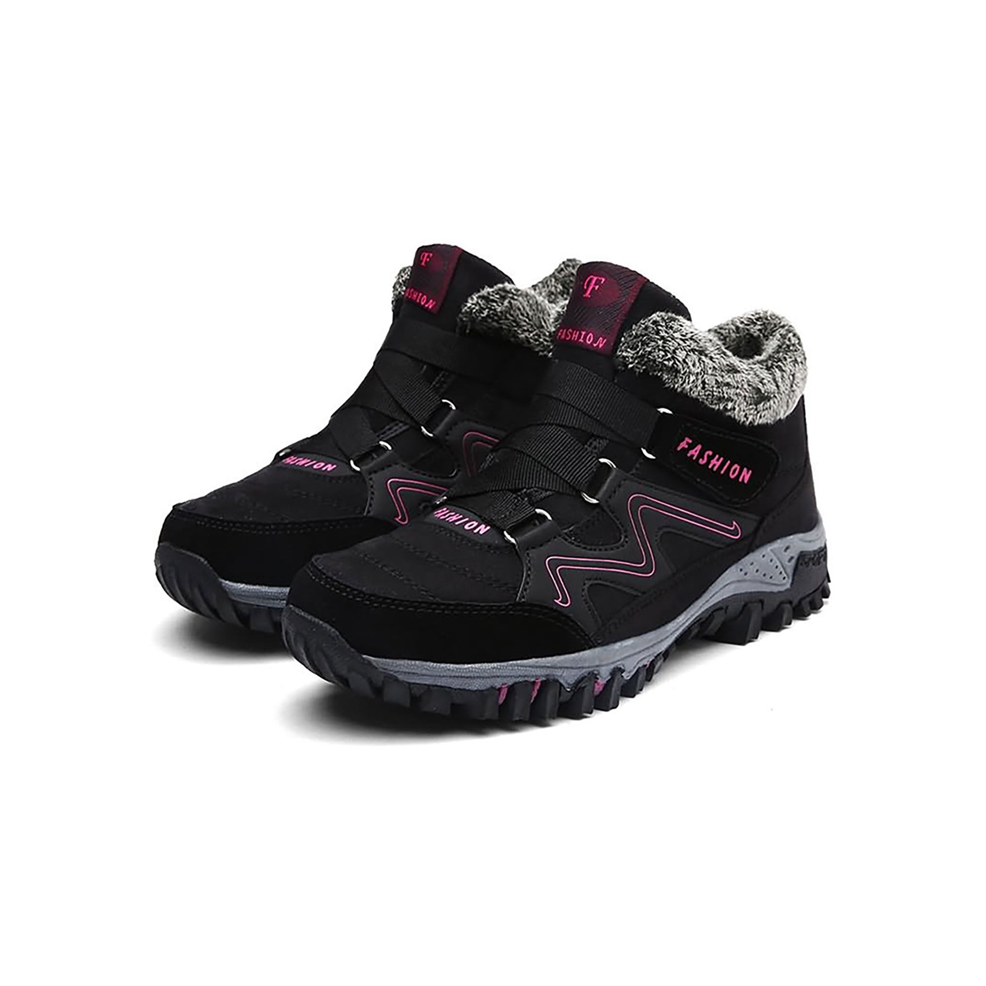 Click here for Woobling Ladies Hiking Boots Lace Up Snow Plush Li... prices