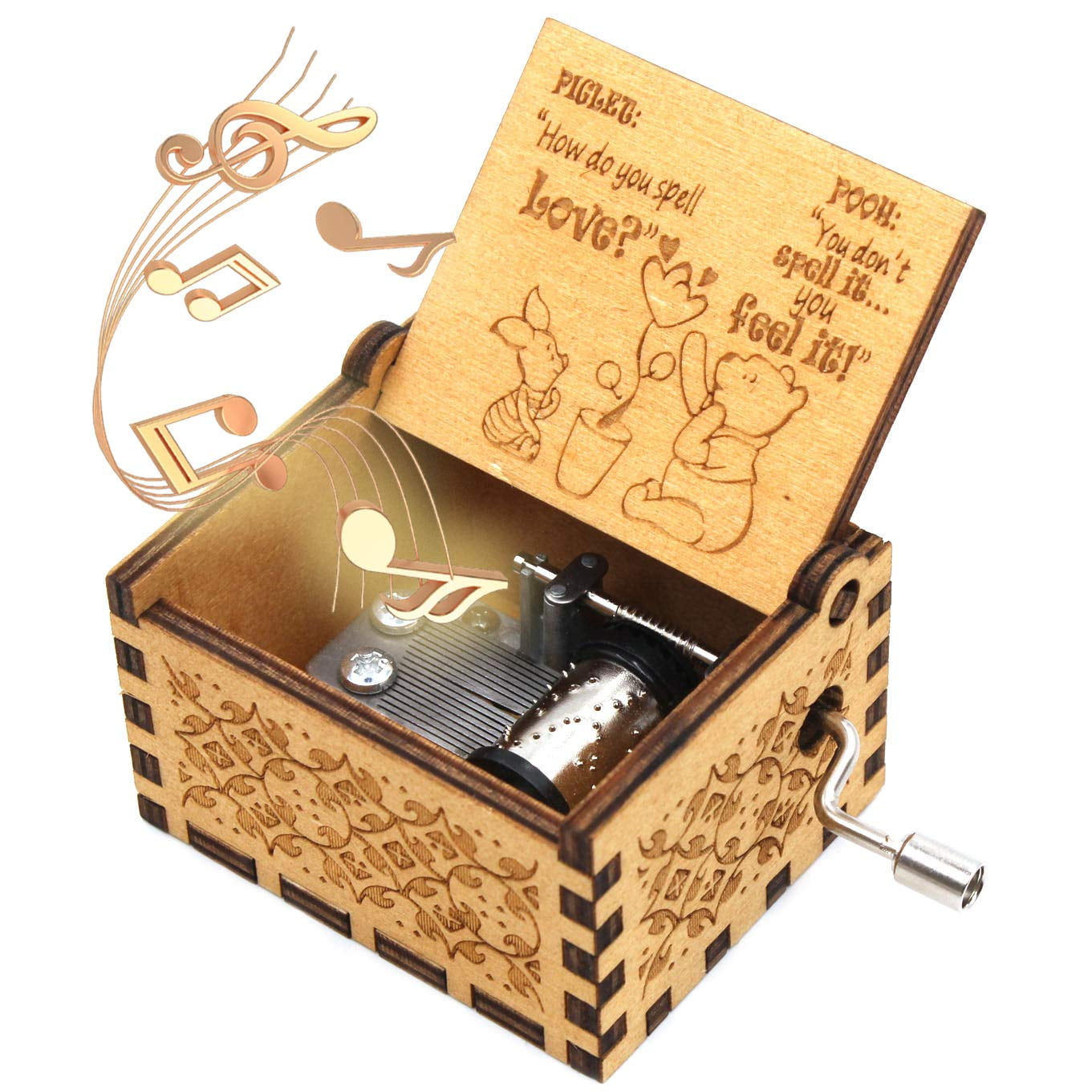 Click here for Ukebobo Wooden Music Box - The Pooh Saying Music B... prices