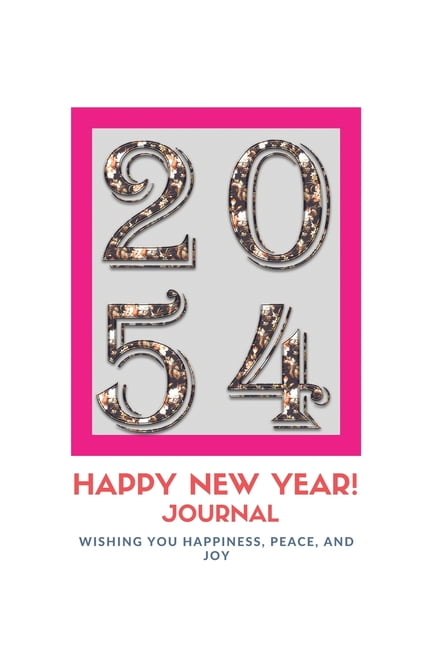 New Year 2054 Gift : Lined Noteb - Walmart.com