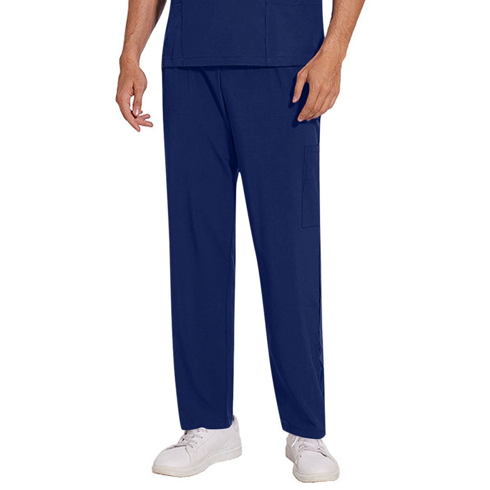 Click here for Amzcrzy Scrubs For Men Solid Color Elastic Waist J... prices