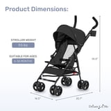 Dream On Me Rover Convenience Stroller, Black - Walmart.com